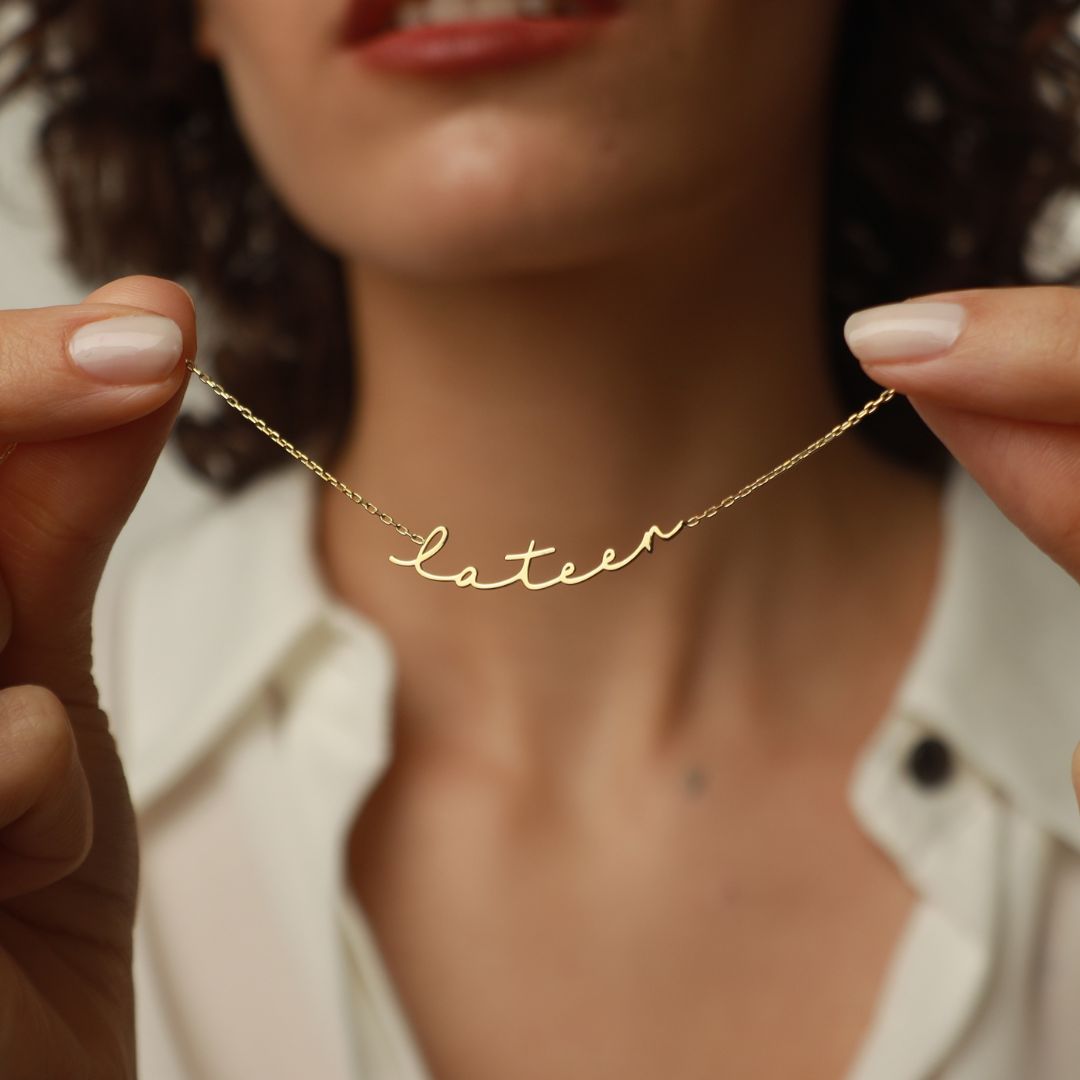 Signature Name Necklace – Zumra Jewels